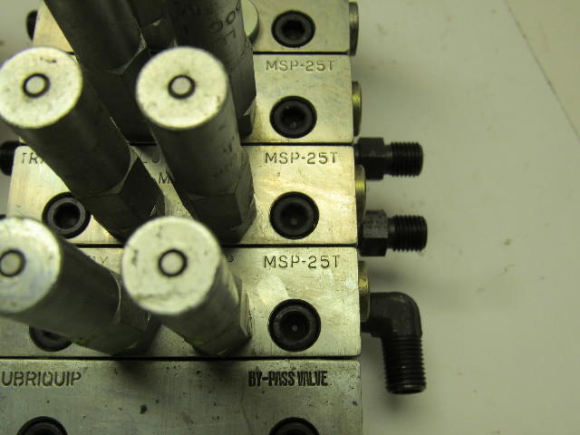 Lubriquip MSP-25T MSP-25S Trabon Modular Lubrication Divider Valve ...