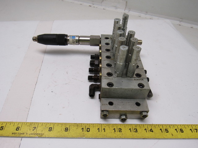 Lubriquip MSP-25T MSP-25S Trabon Modular Lubrication Divider Valve ...