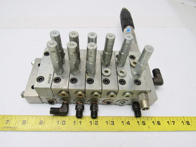 Lubriquip MSP-25T MSP-25S Trabon Modular Lubrication Divider Valve ...