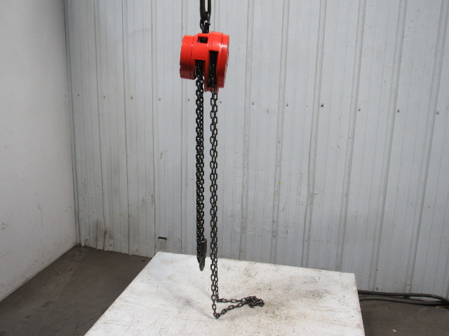 CM Model S 1/4 Ton 1000lbs Manual Chain Fall Hoist 7 '9"' Lift w/Load ...