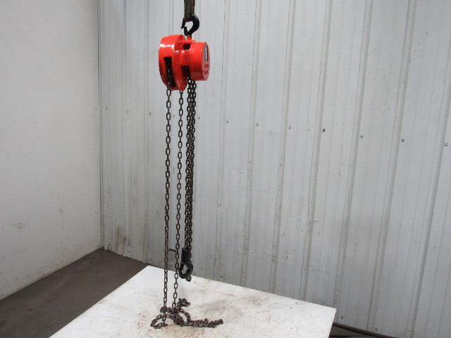 CM Model S 1 Ton 2000Lbs Manual Chain Fall Hoist 10' Lift w/Load ...