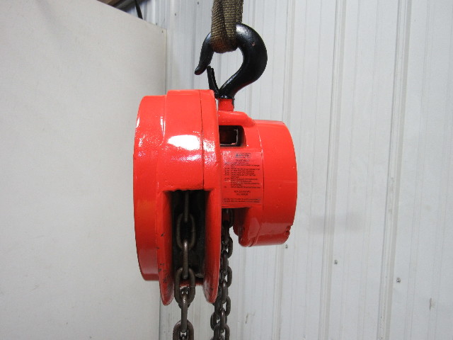 CM Model S 1 Ton 2000Lbs Manual Chain Fall Hoist 10' Lift w/Load ...