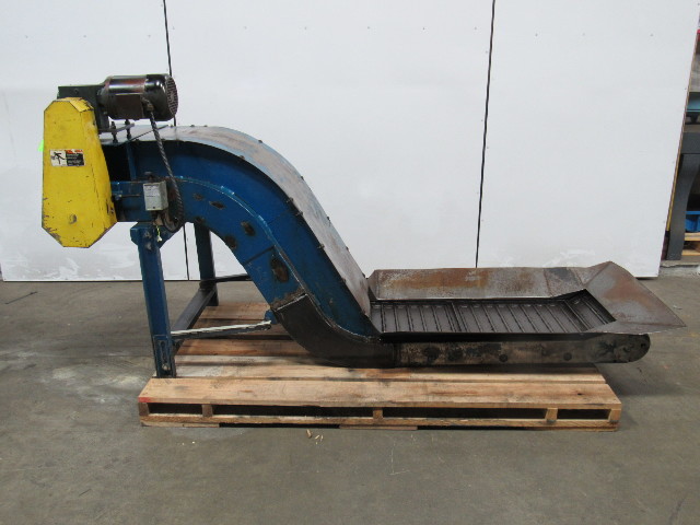 Chip Conveyor 8 FPM 32"Wx49"L Intake 9"/Min. 3Ph Fwd/Rev 26" Discharge ...