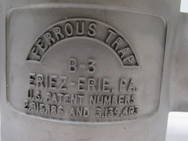 Eriez-Erie B-3 Stainless Steel Inline Rare Earth Magnetic Ferrous Trap ...