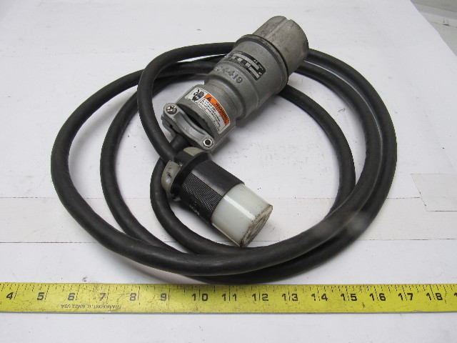 Appleton AEP6462 AE Series 60 Amp 4 Pin Style 2 Male Shielded Pigtail ...