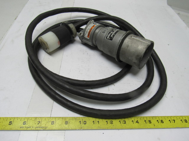 Appleton AEP6462 AE Series 60 Amp 4 Pin Style 2 Male Shielded Pigtail ...