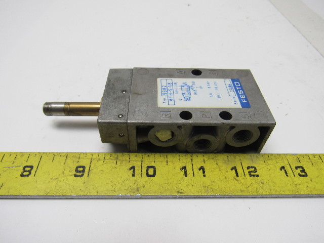 Festo MFH-5-1/8 Type 9982 5/2 Way Solenoid Operated Valve Body 1/8 ...