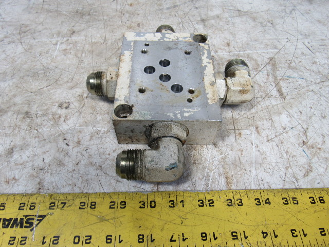 Daman AD05HSPS12S Aluminum Dual Side Ported Hydraulic Valve Block ...