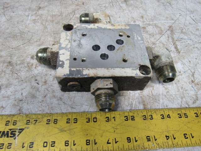 Daman AD05HSPS12S Aluminum Dual Side Ported Hydraulic Valve Block ...