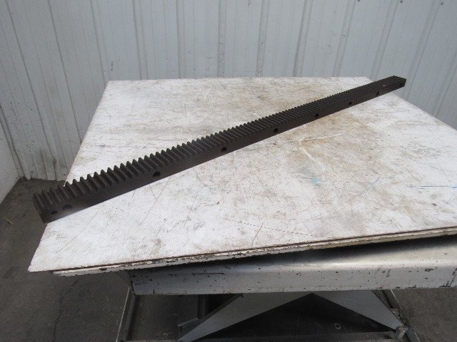 Flat Pinion Gear Rack 98T 0.183 MOD 61" Long 1/4" Linear Pitch ...