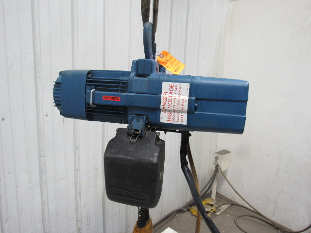 Demag DKUN 5-500 KV1 F4 2200Lb Electric Hoist 13' Lift 460V 2 Speed ...