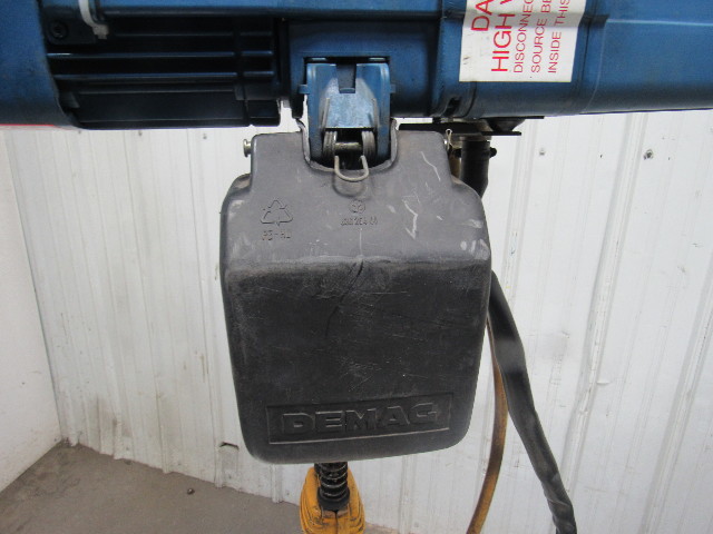 Demag DKUN 5-500 KV1 F4 2200Lb Electric Hoist 13' Lift 460V 2 Speed ...