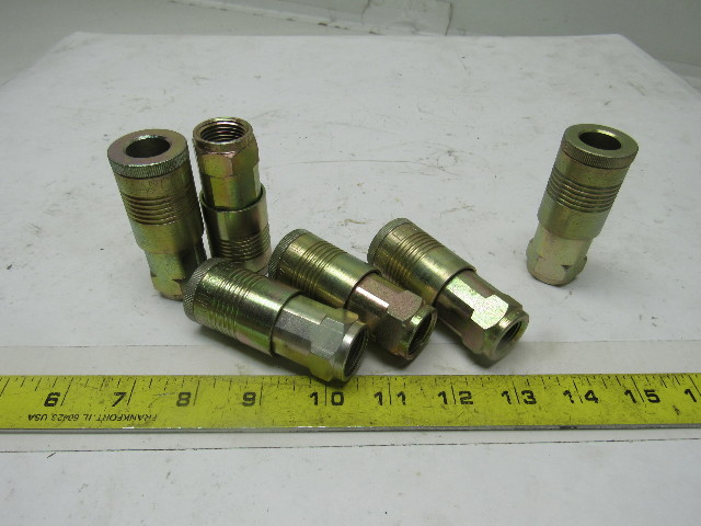 Milton 1815 Female Pneumatic Quick Coupler 1/2" NPT Lot of 6 | Bullseye ...
