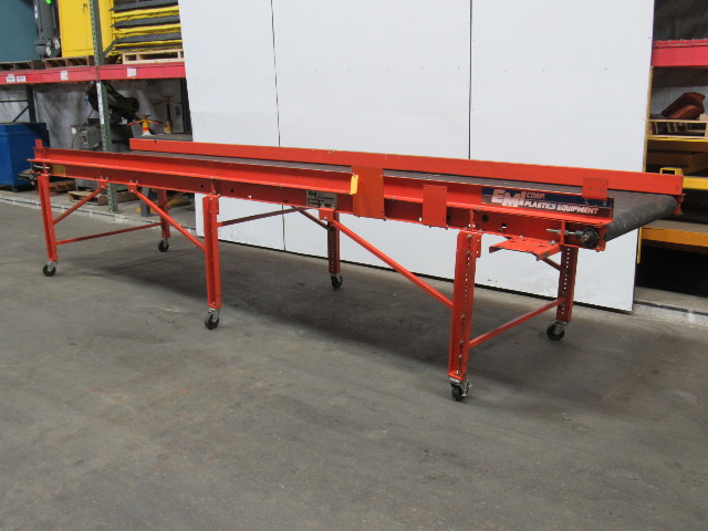 EMI Plastics Equipment RM-36-16-20 36"x 192" Smooth Belt Slide Bed ...