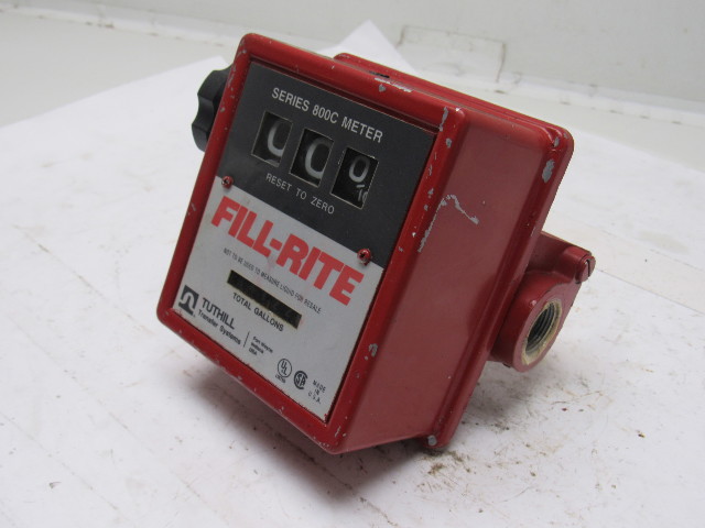 Fill-Rite 807002 Analog Heavy Duty Flammable Liquid Mechanical Flow ...