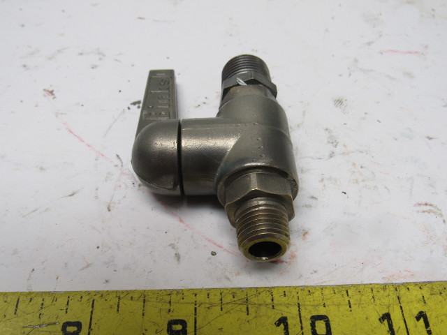 Binks 1/4" NPT Pneumatic 1/4 Turn Inline Shut Off Ball Valve | Bullseye ...