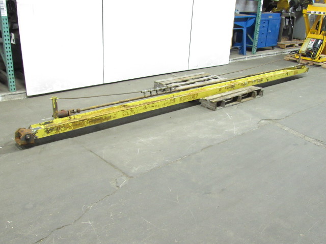 Wall-Mount Overbraced Tie-Rod Jib Crane 17' Span 3-1/2" x 6" Beam ...