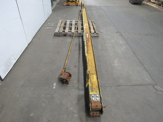 Wall-Mount Overbraced Tie-Rod Jib Crane 17' Span 3-1/2" x 6" Beam ...