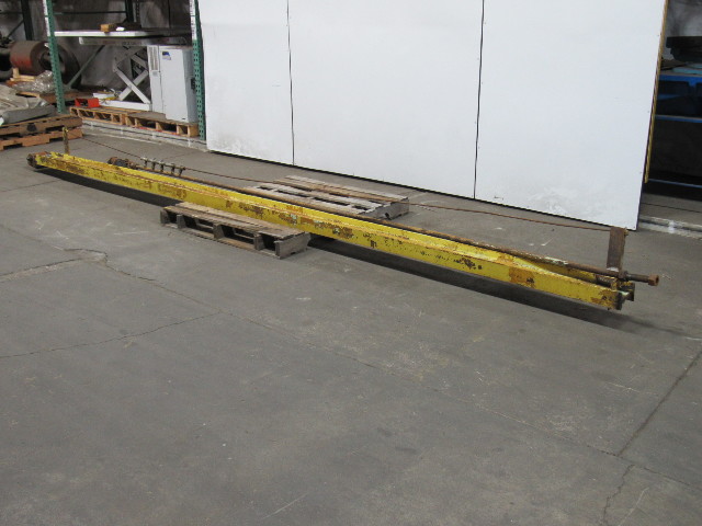 Wall-Mount Overbraced Tie-Rod Jib Crane 17' Span 3-1/2" x 6" Beam ...