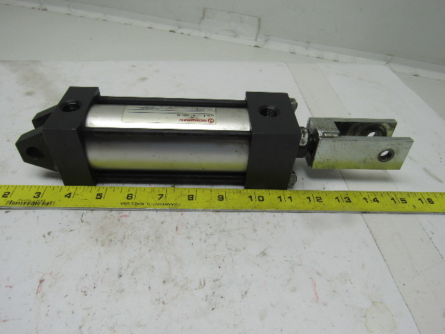 Norgren EJ1277A3 Rev. 3 Pneumatic Air Tie-Rod Cylinder 2" Bore 4 ...