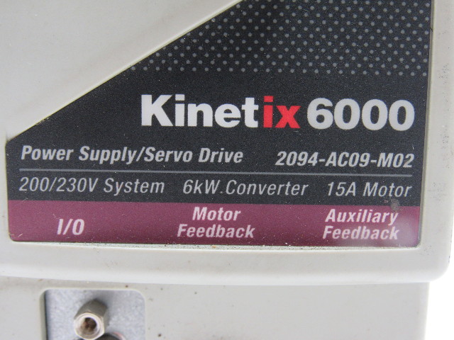 Allen Bradley 2094-AC09-M02 Kinetix 6000 6Kw/15A Integrated Axis Module ...