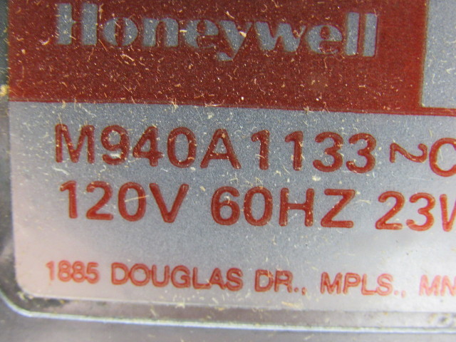 Honeywell M940A1133 120V 60Hz Valve Actionator Motor 60 Second ...