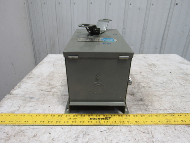 ITE Goulds 3Ph 600V 60A Fusible Buss Tap Plug Disconnect Switch 15 Hp ...