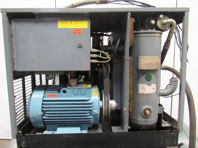 Atlas Copco GA18 25HP Rotary Screw Compressor w/33,000 hrs 208V 3 Phase ...