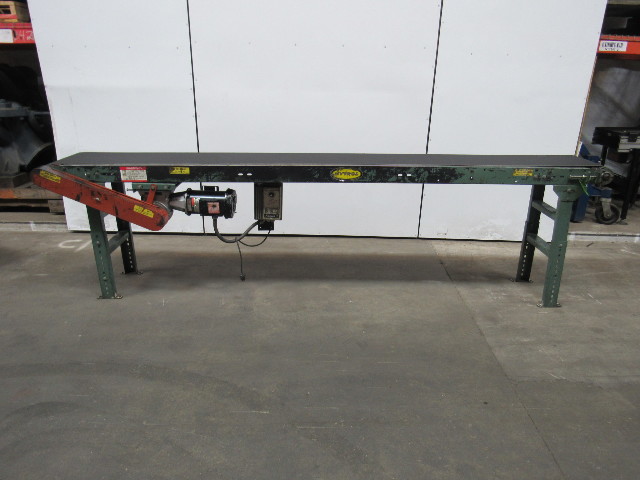 Hytrol Model TA 10'x16" Slide Bed Conveyor 115V Variable Speed Drive 0 ...