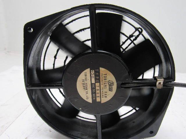 Tobishi Type 7906 100 VAC 6" Cooling Fan Panel Mount 50/60Hz | Bullseye ...