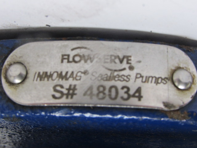 Flowserve S#48034 Innomag 2-1/2" x 2" Magnetic Drive Centrifugal Pump ...