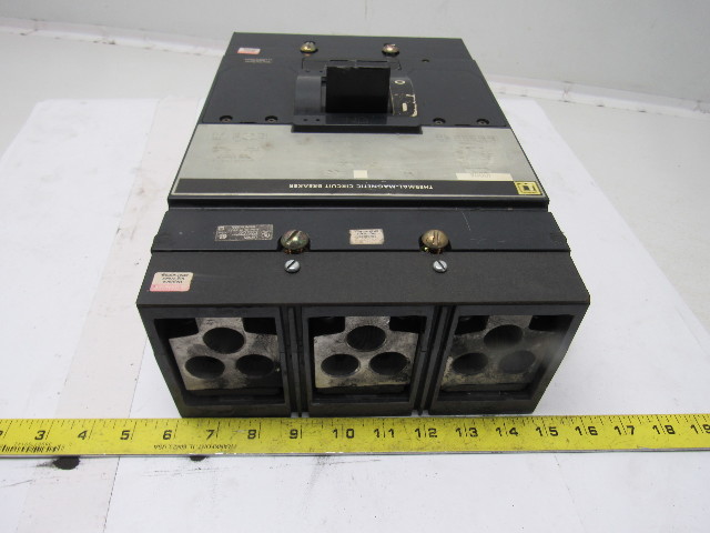 Square D MAL361000 3 Pole 1000A Circuit Breaker Thermal Magnetic ...