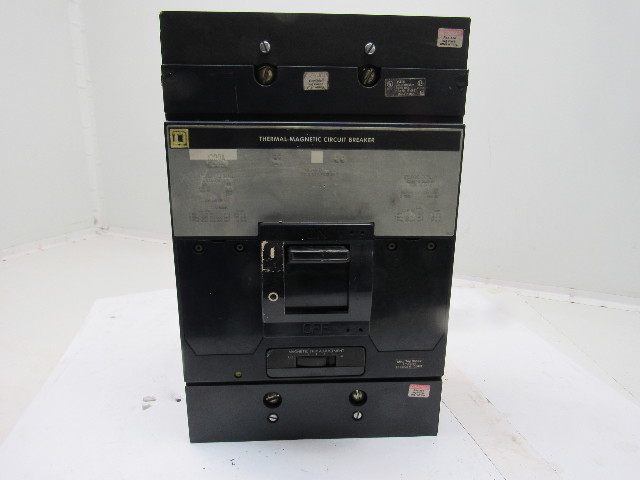 Square D MAL361000 3 Pole 1000A Circuit Breaker Thermal Magnetic ...