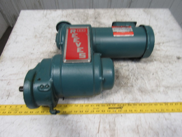 Reeves B111 R368713S 1.8:1 1-1/2 Hp 230/460V 1725-438RPM Variable Speed ...