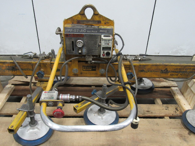 Anver VPF-57-AC Vacuum Generator 120V W/4000Lb Capacity 8 Cup lifting ...