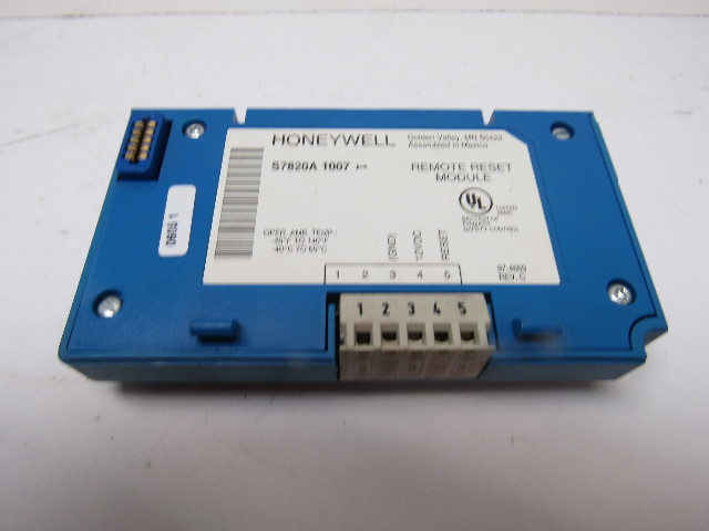 Honeywell S7820A-1007 Remote Reset Module Burner Control | Bullseye ...