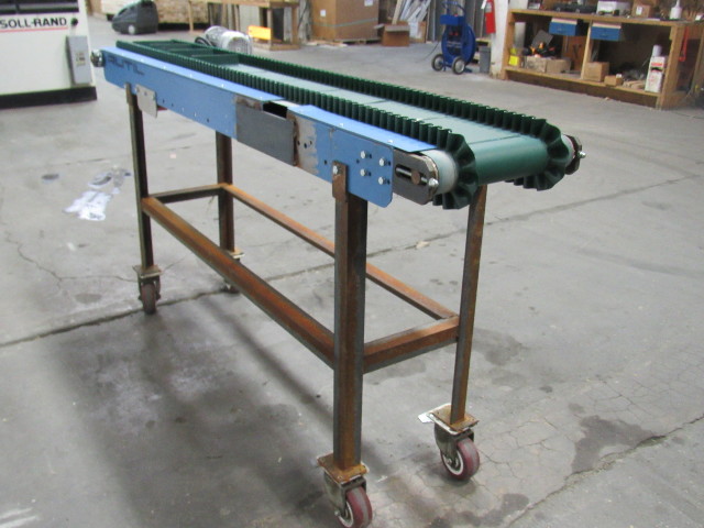 Small Parts Belt Conveyor 8"W x 80"L x 40"H | Bullseye Industrial Sales