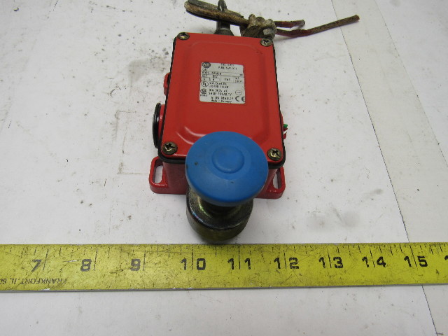 Allen Bradley 802C-J57M6B Ser A Rev A 10A 300V Pull Switch Safety Cable ...