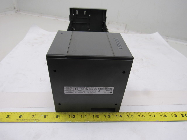 Allen Bradley 1746-P4 Ser A SLC500 Power Supply W/7 Slot Rack Chassis ...