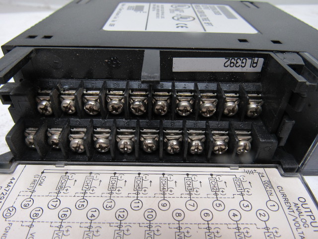 GE Fanuc IC693ALG392B High Density Analog Current Voltage Output 8PT ...
