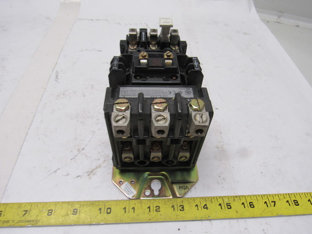 509-COD NEMA 2 SER B 600V 3-7-1/2Hp 3P Motor Starter Contactor 110V ...