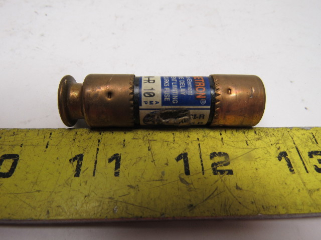 Fusetron FRN-R-10 Fuse Duel Element Time Delay 10A 250V Lot of 32 ...