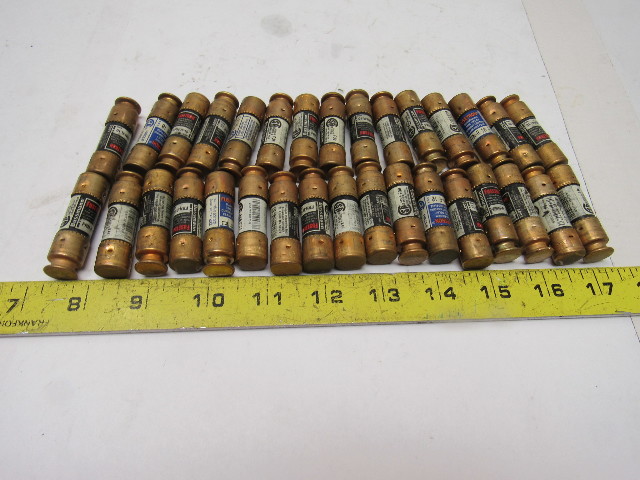 Fusetron FRN-R-10 Fuse Duel Element Time Delay 10A 250V Lot of 32 ...