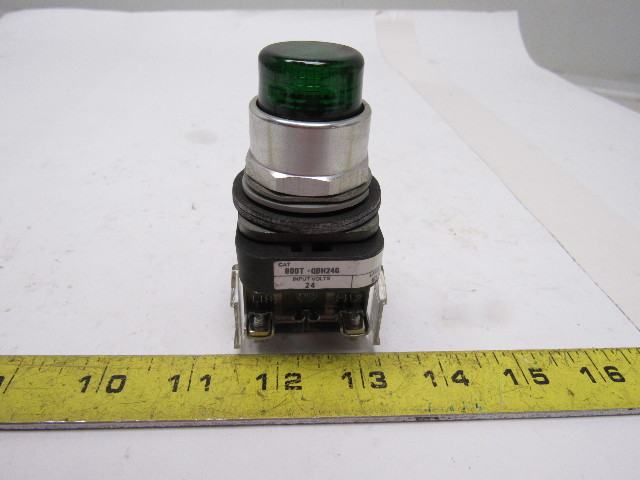 A-B Allen Bradley 800T-QBH24G 30mm Lighted Green 24V Push Button Lot of 5 | Bullseye Industrial ...