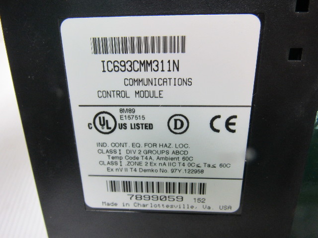 GE Fanuc IC693CMM311N Communications Control Module | Bullseye ...