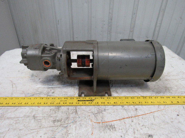 Flowserve /Baldor 2GAFMODO 1-1/2Hp Hydraulic Gear Pump Assembly 208-230 ...