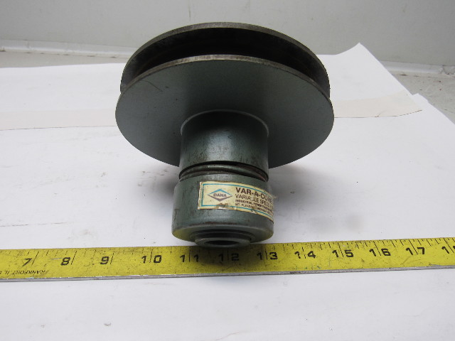 Dana Var-A-Cone Model 57 5/8" ID Shaft Variable Speed V-Belt Pulley ...