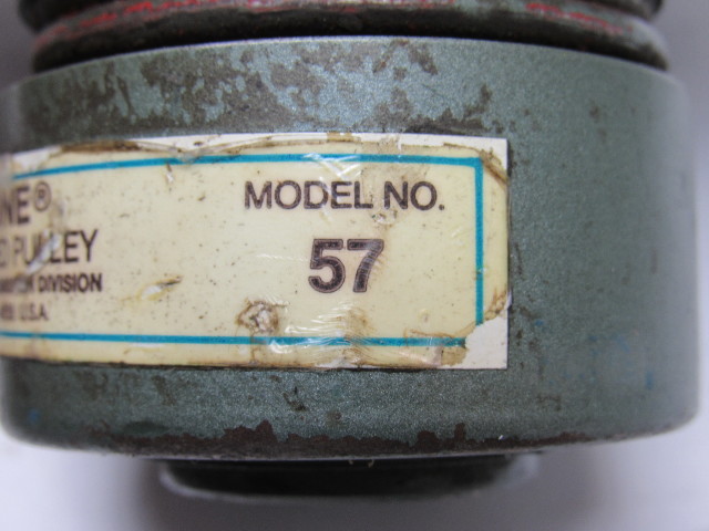 Dana Var-A-Cone Model 57 5/8" ID Shaft Variable Speed V-Belt Pulley ...