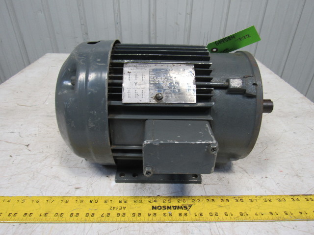 Lincoln Electric 5Hp 3485RPM 3Ph 230/460V 60Hz 184TC Frame 1-1/8" Shaft ...
