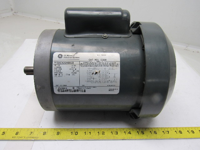 GE 5KC42GN0018 1/2Hp 1725RPM 1Ph 60Hz 56C Frame 5/8" Shaft AC Motor ...